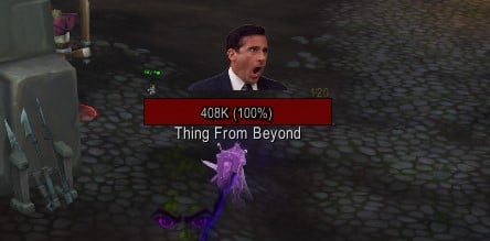 Thing From Beyond Nameplate Meme - WeakAura - World of Warcraft