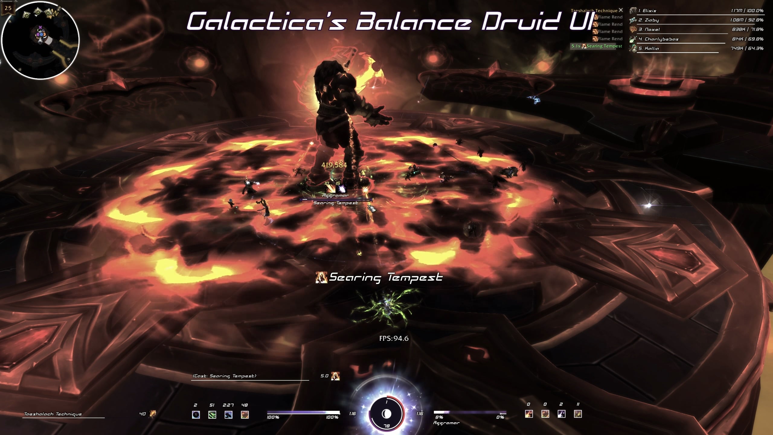 Galactica's Balance Druid UI - WeakAura - World of Warcraft