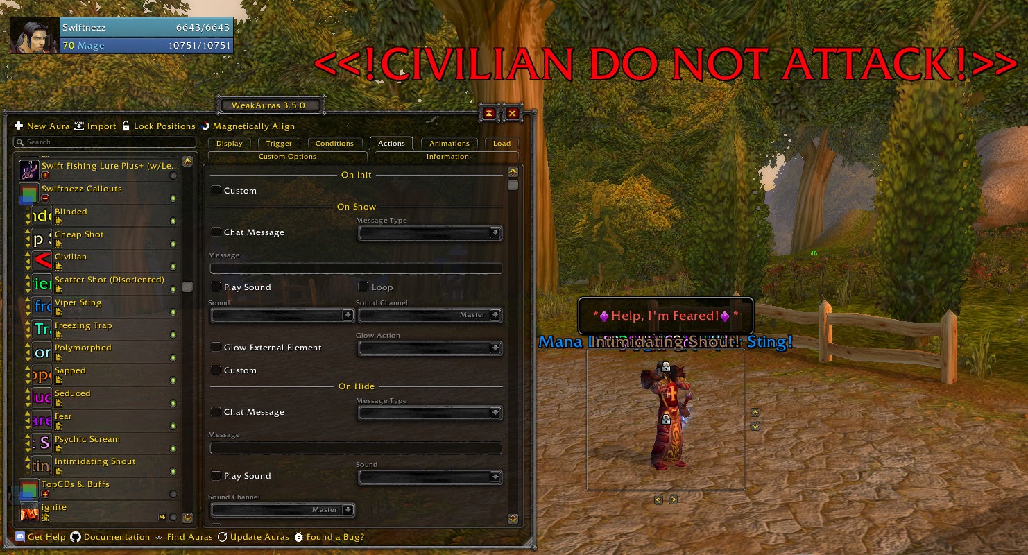 Swift Callouts Screenshots Weakaura World Of Warcraft