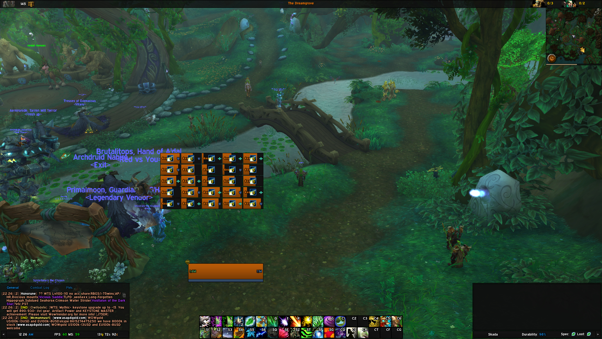 ElvUI - DPS / Tank Layout, Pixel Spacing (8.0.1) | Wago.io