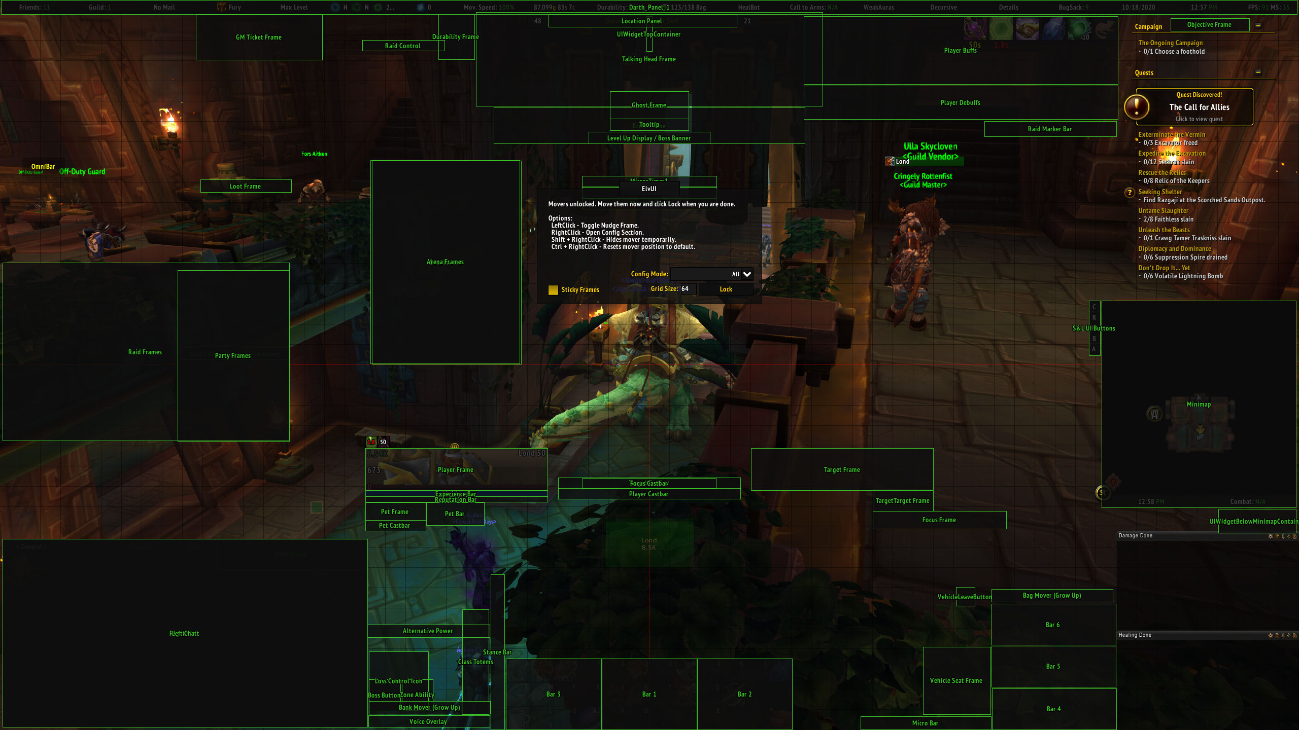Basic Universal Ui Shadowlands Ready ElvUI World Of Warcraft Basic Universal Ui Shadowlands Ready ElvUI World Of Warcraft